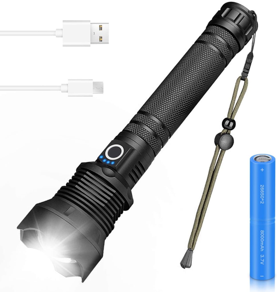 Grentay Rechargeable High Lumen LED Flashlight for $36 - P70 LF01