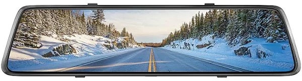 Vantop 12" 2.5K Front and Rear Mirror Dash Cam for $90 in cart - HF612