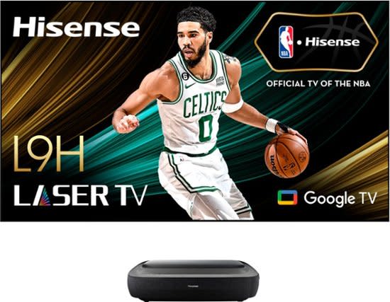 Hisense L9H TriChroma 4K HDR UHD Smart UST Projector w/ 120" ALR Screen ...