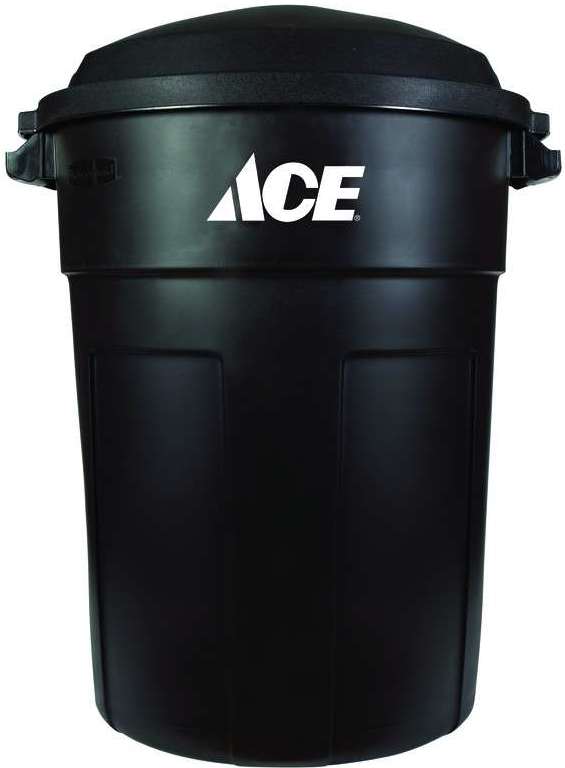 Ace 32-Gallon Plastic Garbage Can w/ Lid for $23 for members - 2894-AC BLA