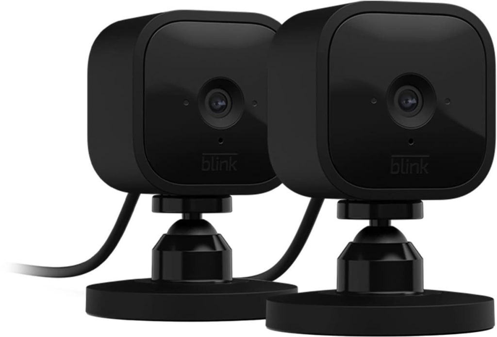 Blink Mini Indoor 1080p Wireless Security Camera 2-Pack for $34 ...