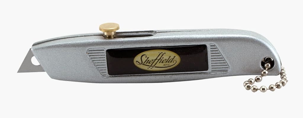 Sheffield Mini Retractable Utility Knife for $9 - 12245
