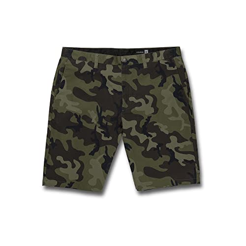 Volcom Men's Vmonty Chino Shorts, Green Combo for $23 - A09313S0_GNCB