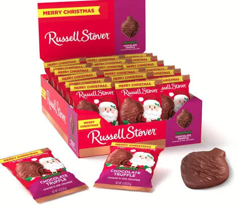 Russell Stover Milk Chocolate Truffle Ornament 18-Pack for $10