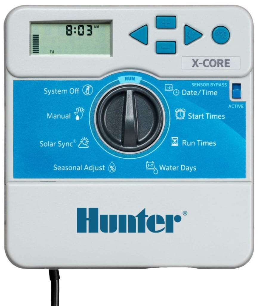 Hunter Sprinkler Irrigation X-Core 6-Station Indoor Controller for $83 ...