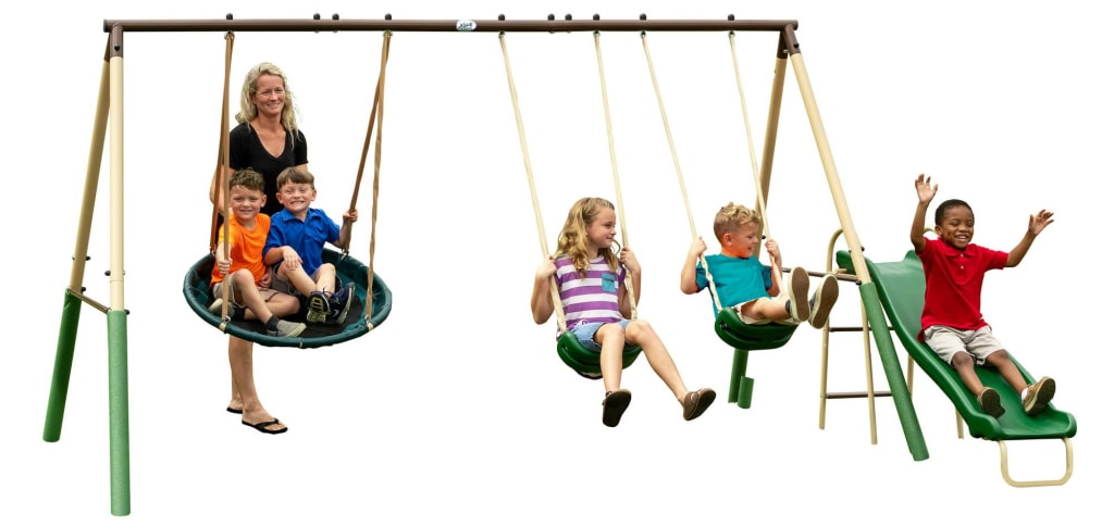 XDP Recreation Super Disc Metal Swing Set for $99 - 94013