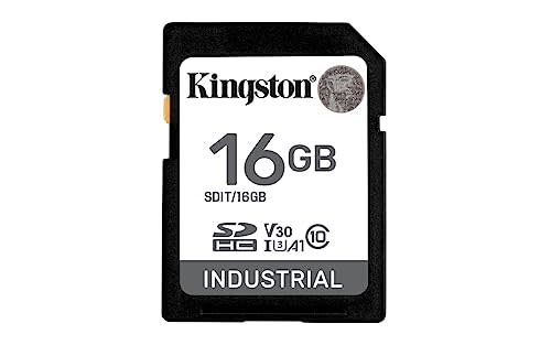 Kingston Industrial SD Card, Up to 100MB/s, High Endurance, UHS-I U3 ...