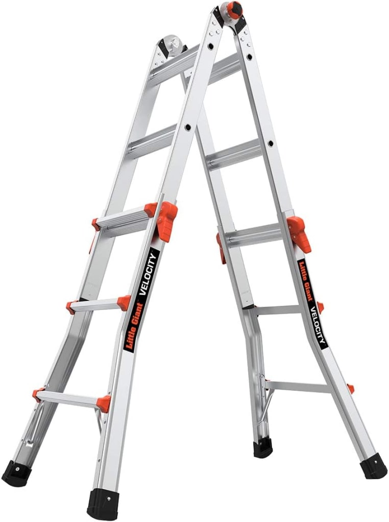 Little Giant Ladders Velocity M13 13-Foot Multi-Position Articulating ...