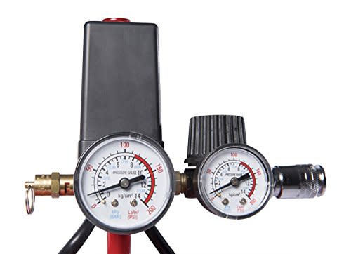 GENERAL INTERNATIONAL Electric Air Compressor - 2 HP 11 Gallon Oil ...