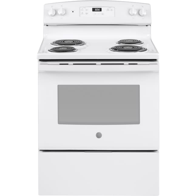 GE 30" 5-Cu. Ft. Freestanding Electric Range for $498 - JBS360DMWW