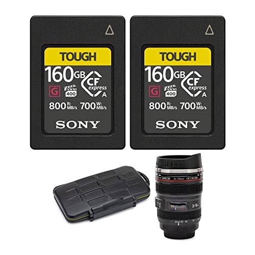 Sony 160GB CFexpress Type A Tough Series 2-Pack Bundle (4 Items) for ...