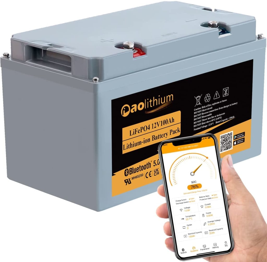 Aolithium 12V 100ah Lithium-Ion Battery Pack for $279 - 12V100Ah