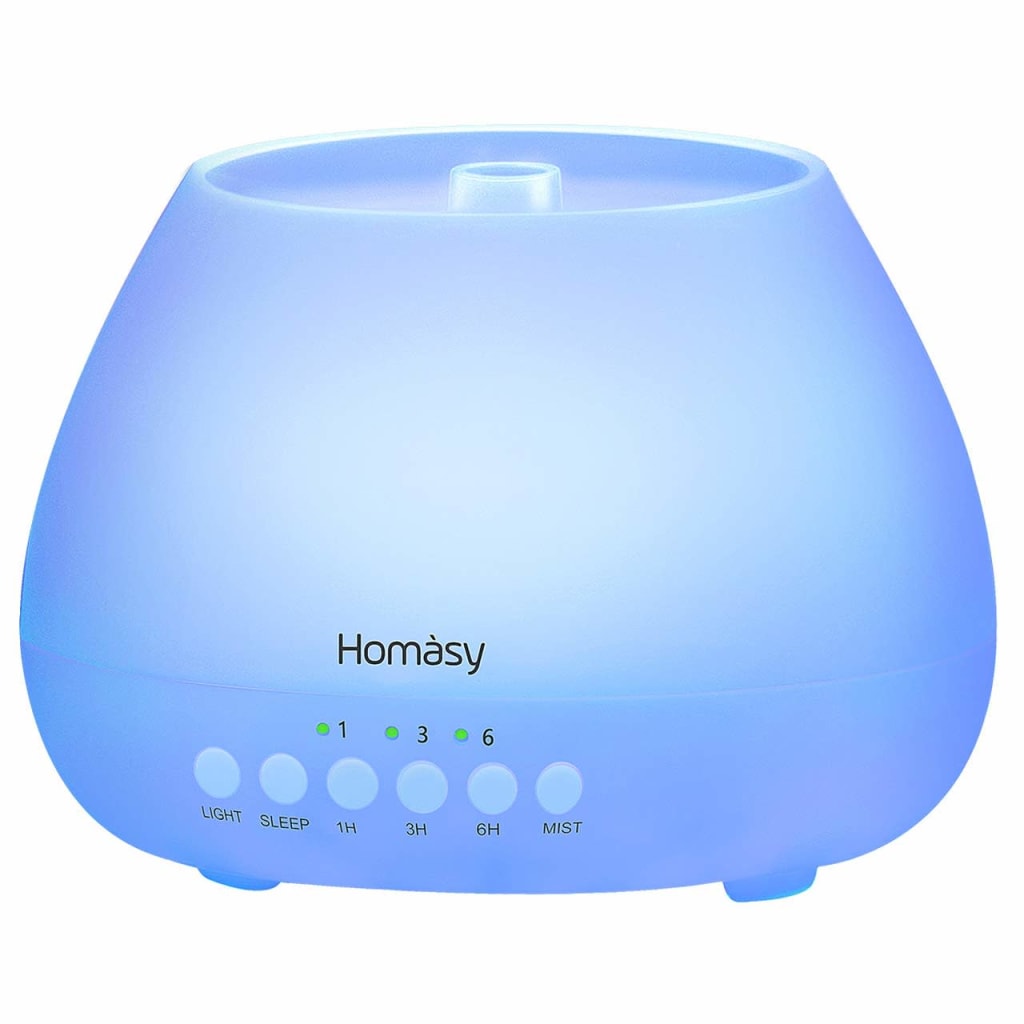 Homasy Essential Oil Diffuser for $17 - HMHM235BWUS