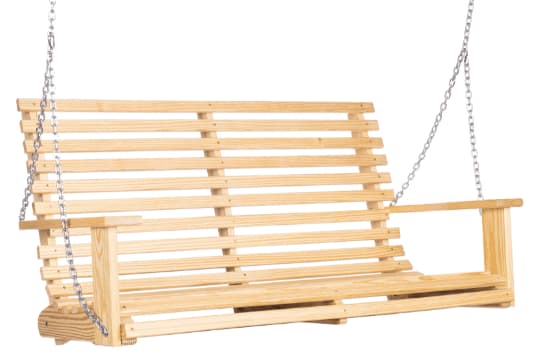 Palmetto Craft Capers Solid Pine Chain Swing for $60 - PSFP-7845