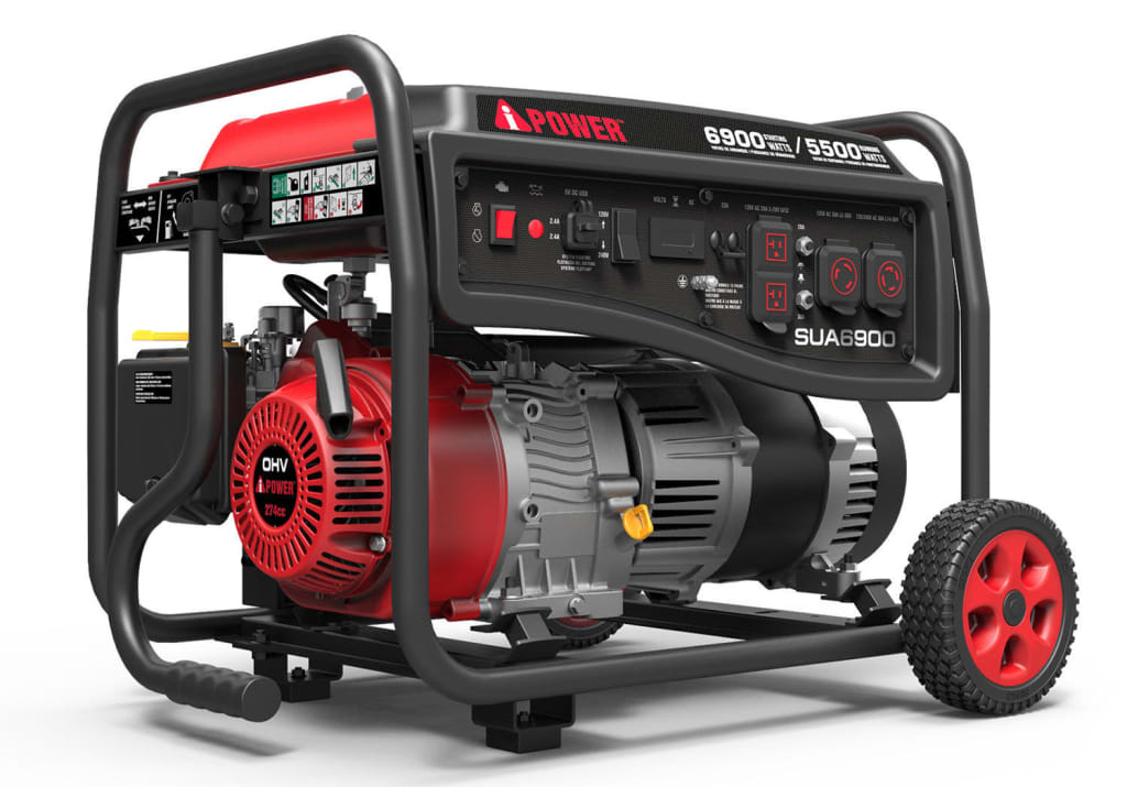 A-iPower 5,500W Gas-Powered Portable Generator for $400 for members ...
