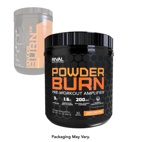 RIVALUS Powder Burn 2.0 Orange 35 Serving,14.24 Ounce for $31 - Powder ...