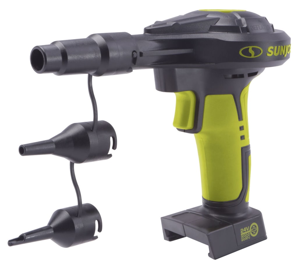 Sun Joe 24-Volt iON+ High-Volume Inflator for $13 - 24V-AJV-CT