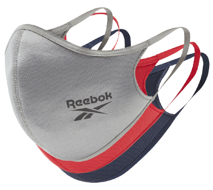 Reebok Face Mask 3-Pack for $9 - C2644