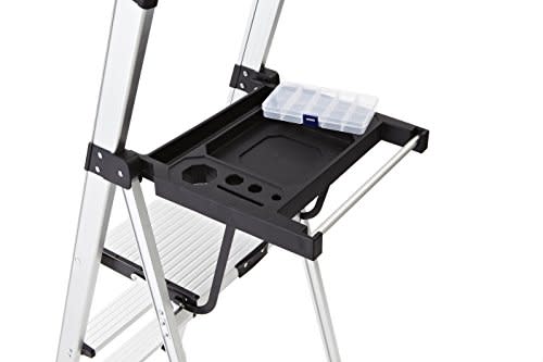 Rubbermaid RMA-3XST 3-Step Lightweight Aluminum Stool Step Ladder, 250 ...