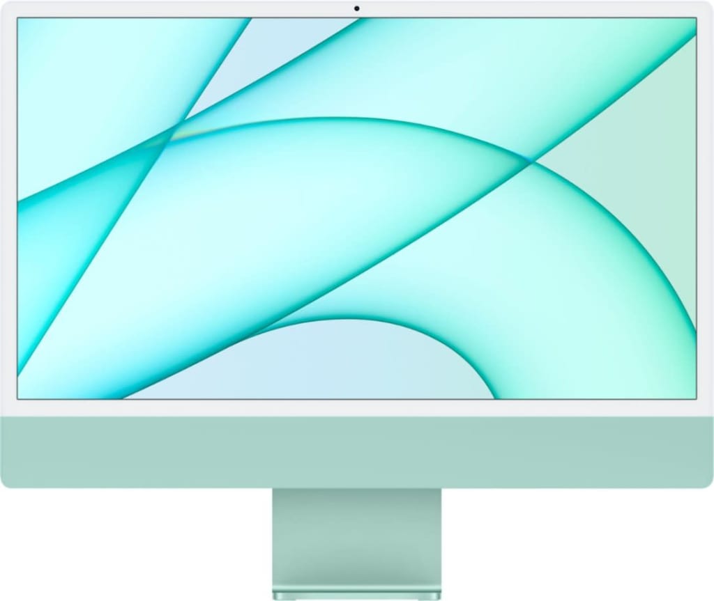 Apple iMac 24" M1 Chip All-in-One Desktop Computer (2021) for $800 ...