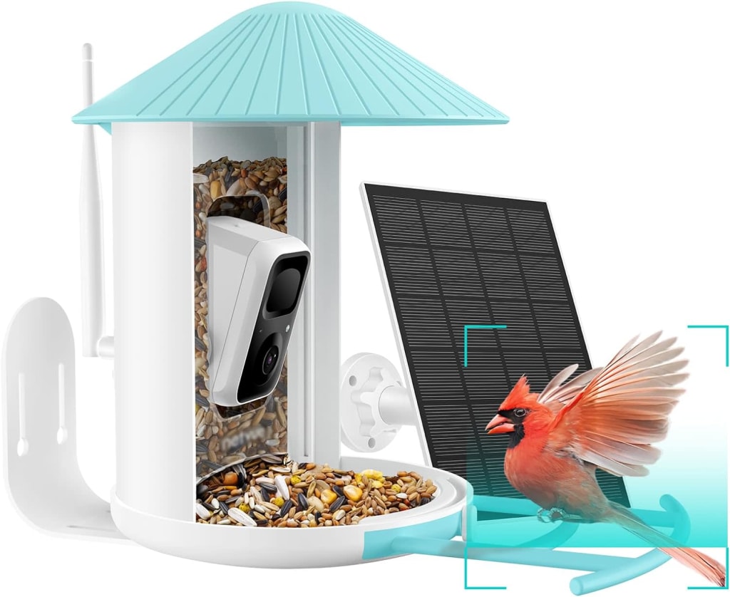 Netvue Birdfy AI Smart Bird Feeder w/ Camera, Solar Panel for $200