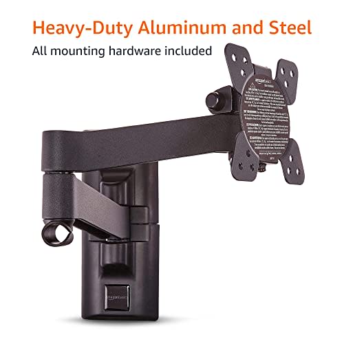 Amazon Basics Full Motion Articulating-Arm TV Wall Mount for 12-39 Inch ...