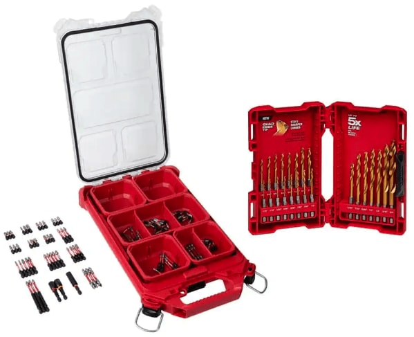 Milwaukee Shockwave Impact Duty 100-Piece Driver Bit Packout Set w/23 ...