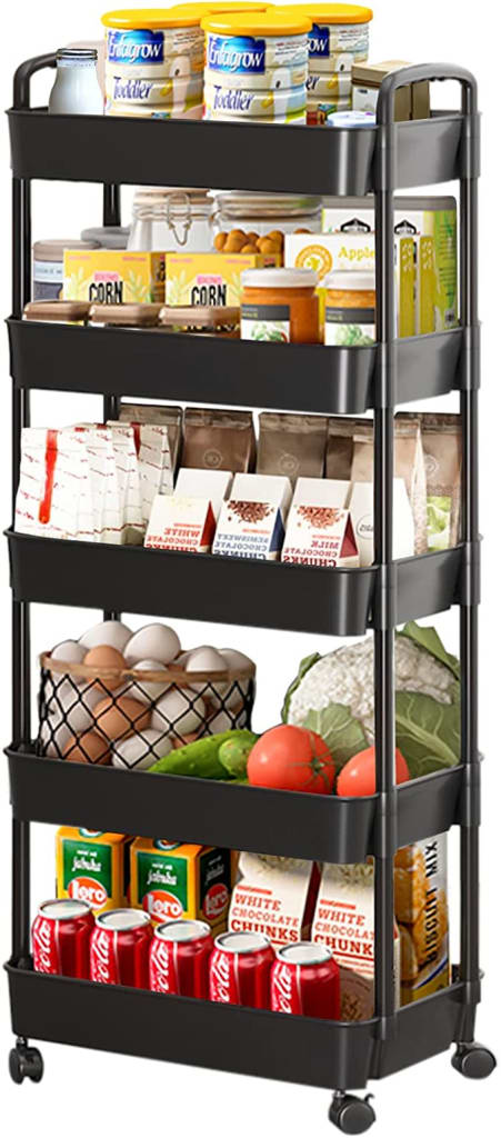 5-Tier Rolling Cart for $74 - CTSNSLH