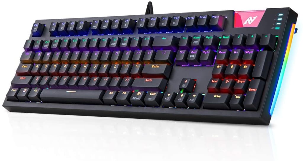 Abkoncore Anti-Ghosting Mechanical Keyboard for $32 - ABKO-KB-K660ARC ...