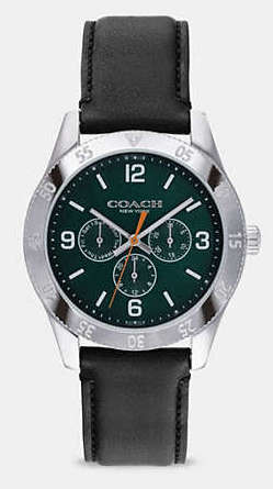 Coach Men's 42mm Casey Watch with Leather Band for $83
