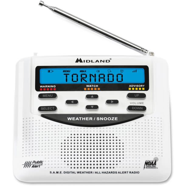 Midland NOAA Emergency Weather Alert Radio / Alarm Clock for $35 - WR120B
