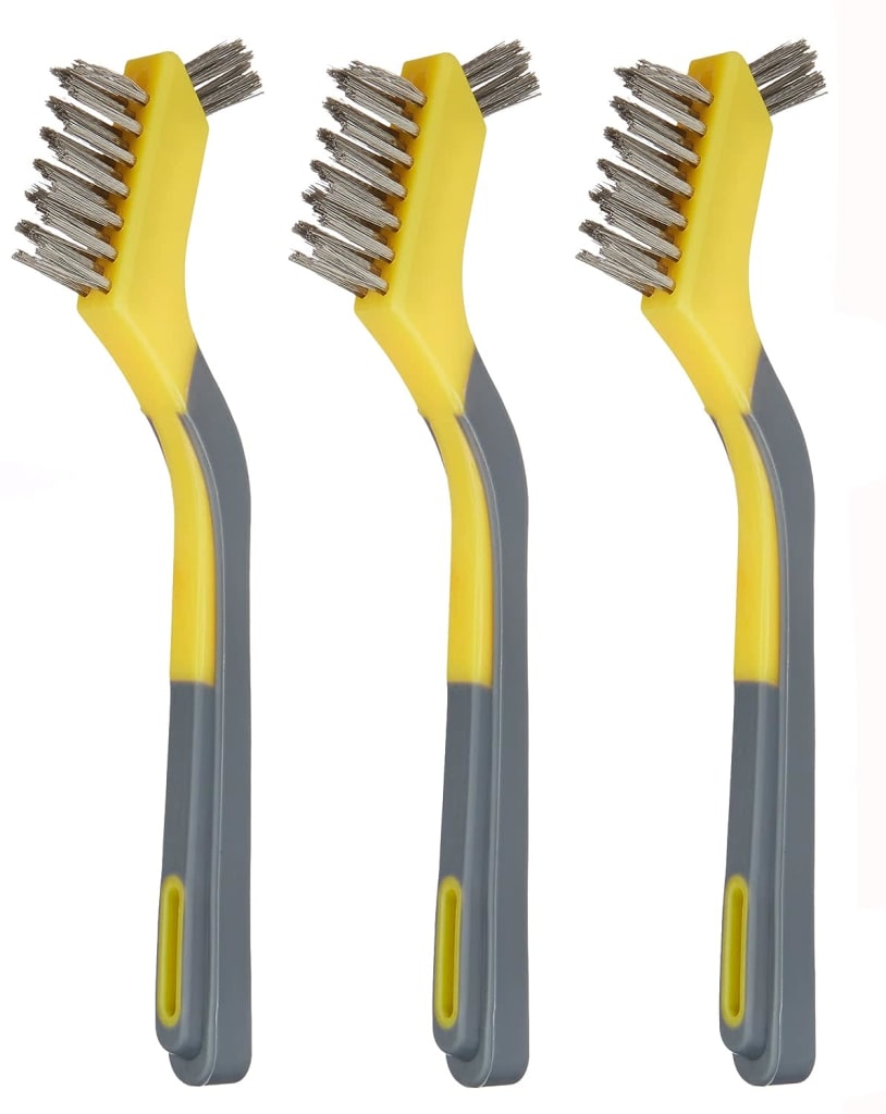 Amazon Basics Stainless Steel Mini Brush 3-Pack for $9 - SMB3-AZ