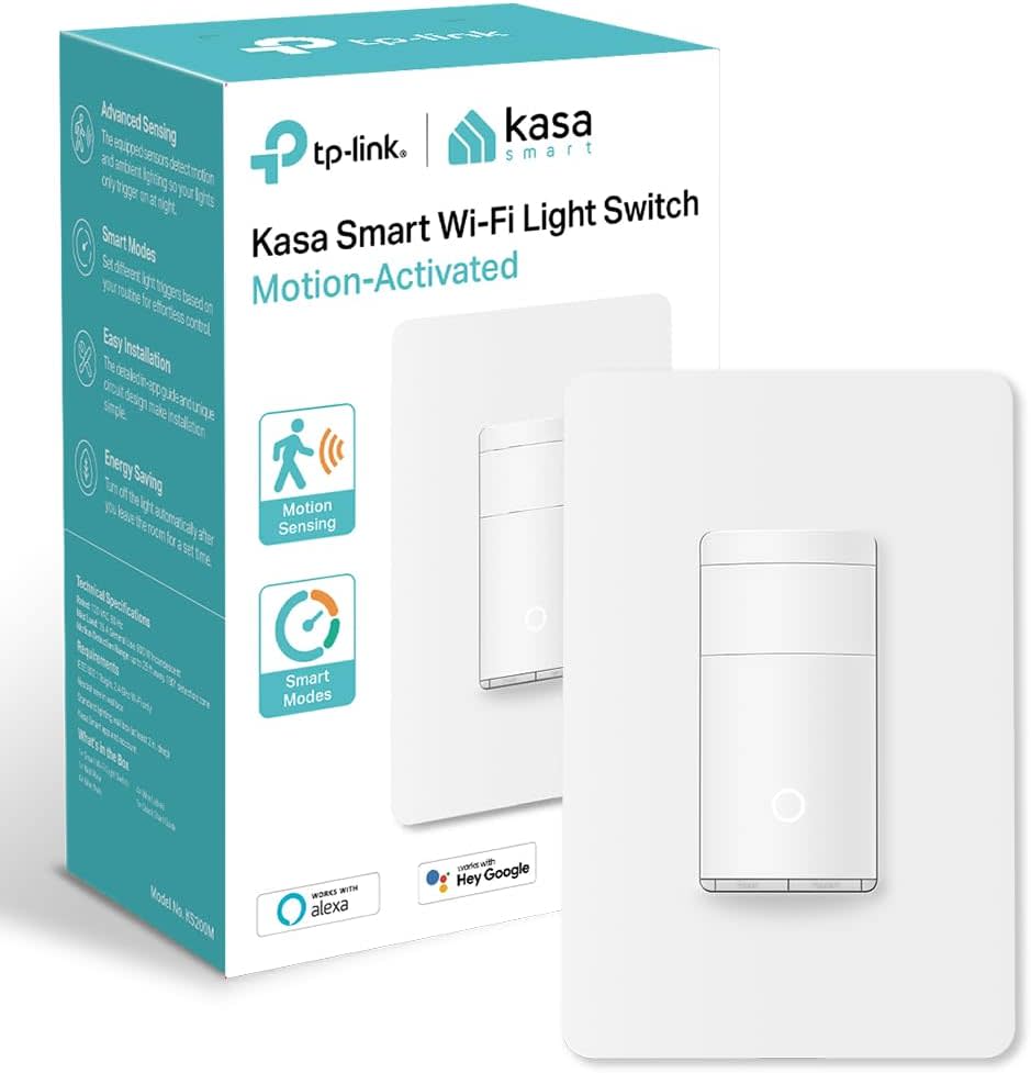 TP-Link Kasa Smart WiFi Motion Sensor Switch: $16 - KS200M