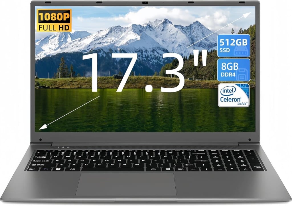 SGIN Intel Gemini Lake Refresh 17.3" Laptop w/ 512GB SSD: $239 - SGIN ...