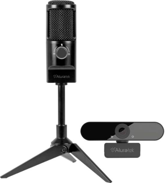 Aluratek Rocket USB Microphone/Webcam Streaming Bundle for $38 - ABMWK01F