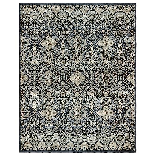 Gertmenian Printed Indoor Boho Area Rug - Non Slip, Ultra Thin, Super ...