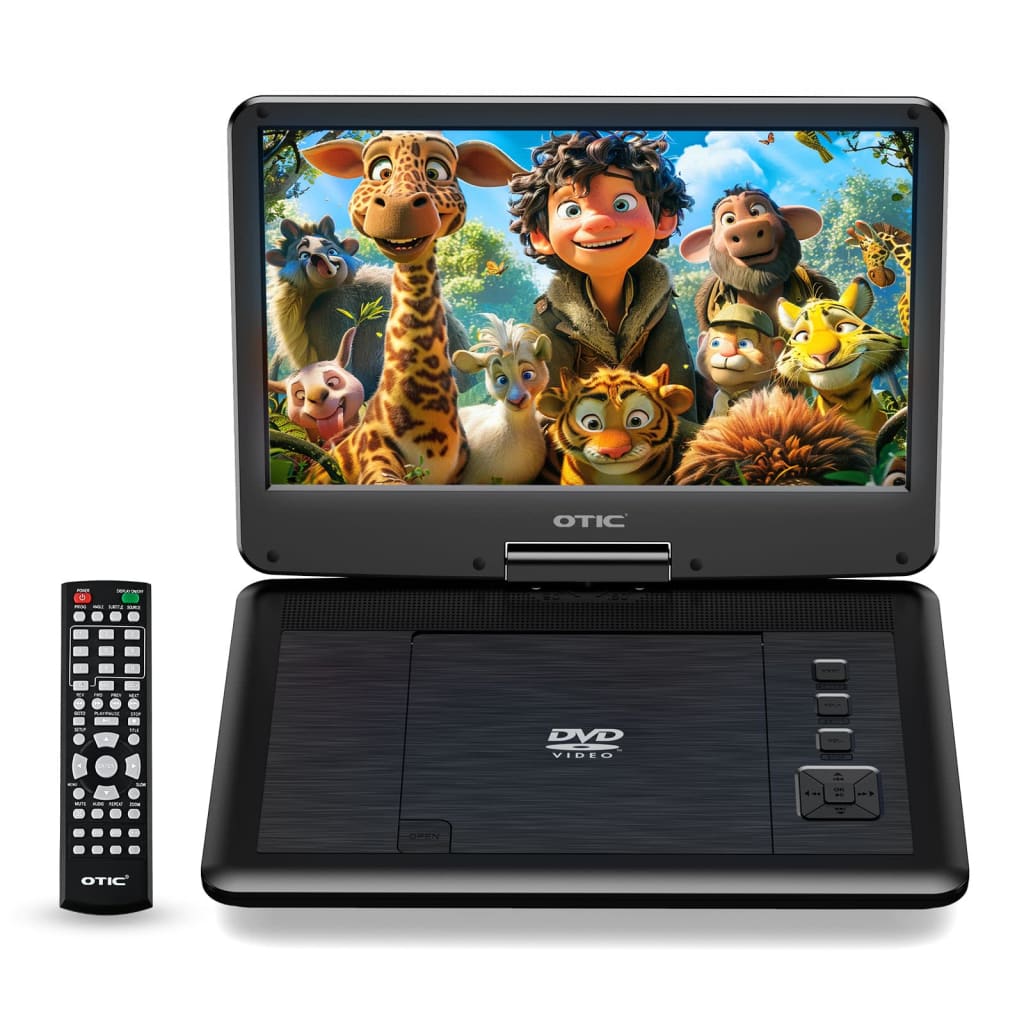 Otic 11.6" Portable DVD Player for $45