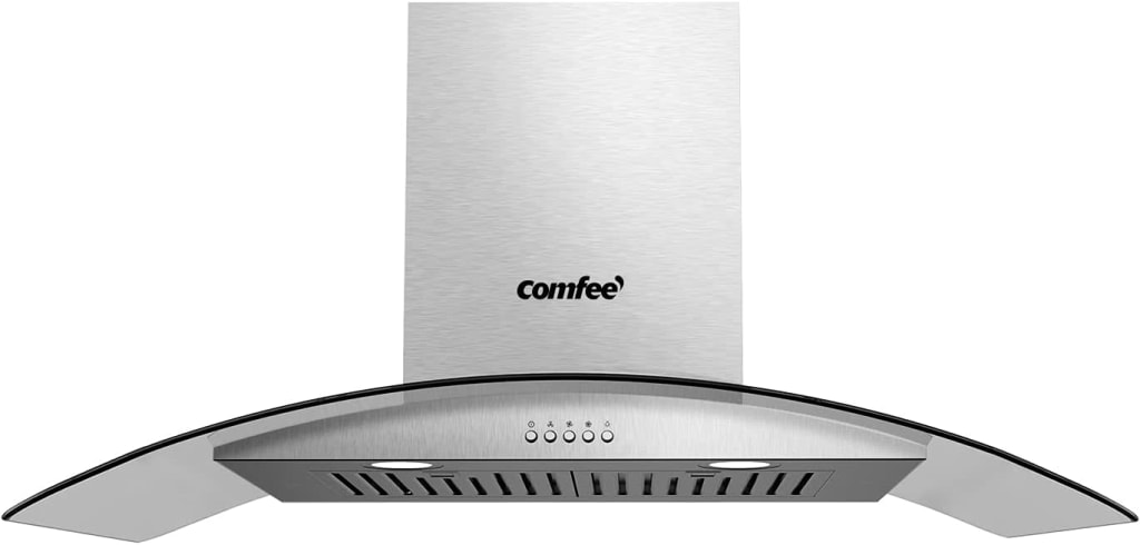 Comfee' 36" Ductless Range Hood for $157 w/ Prime - CVG36W8AST