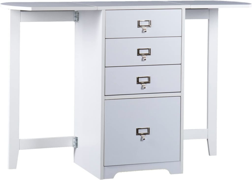 SEI Furniture Convertible Fold-Out Craft Desk for $159 - HO9669