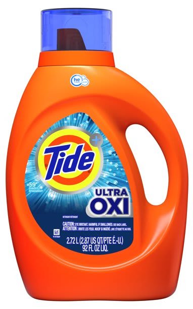 Tide Ultra Oxi 92-oz. Liquid Laundry Detergent: 3 for $27 w/ Sub & Save ...
