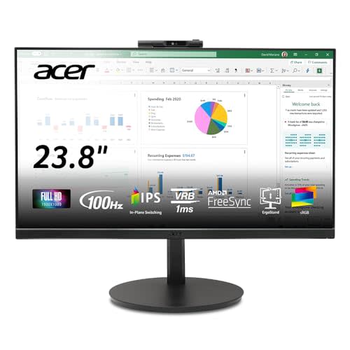 Acer Vero CB242Y D3bmiprcx 23.8" FHD 1920x1080 Zero Frame IPS Home ...