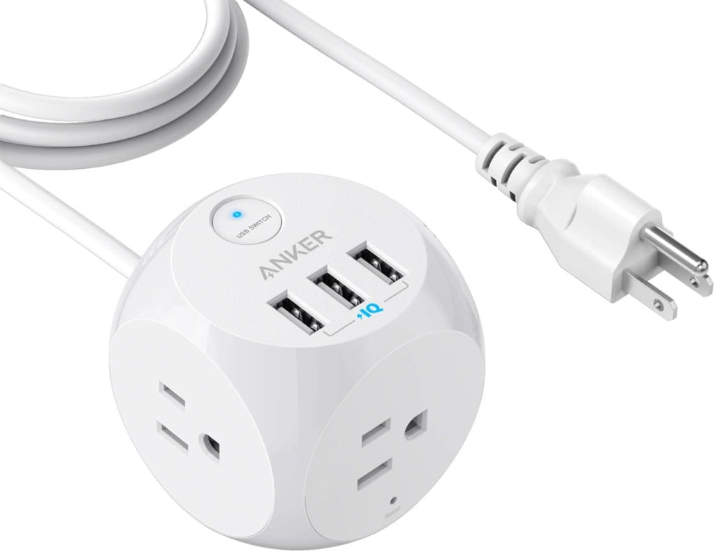 Anker PowerPort Cube 5-Foot Power Strip for $17 - A2763