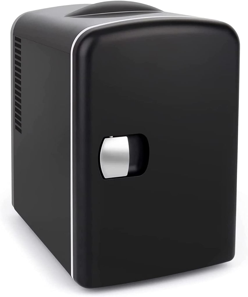 Living Enrichment 6-Can Mini Fridge for $36 - TMF-4R-Black