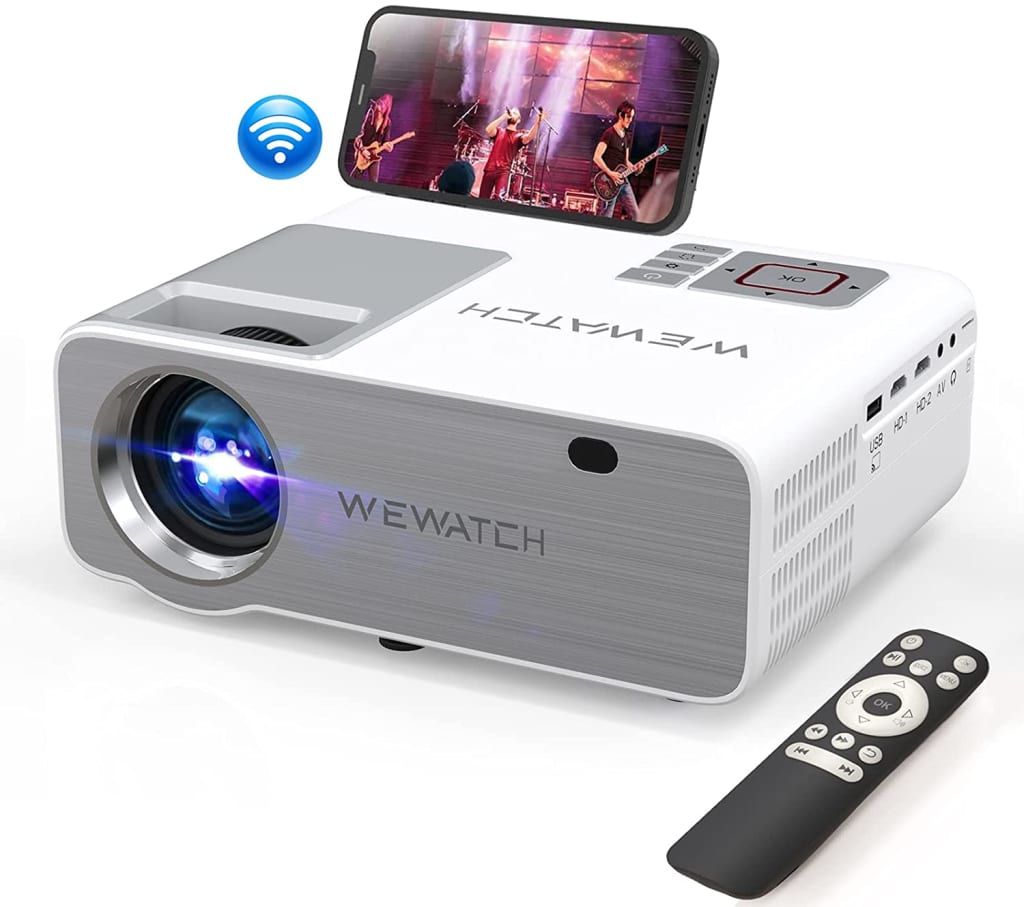 Wewatch 1080p Portable LED Projector for $75 - V53