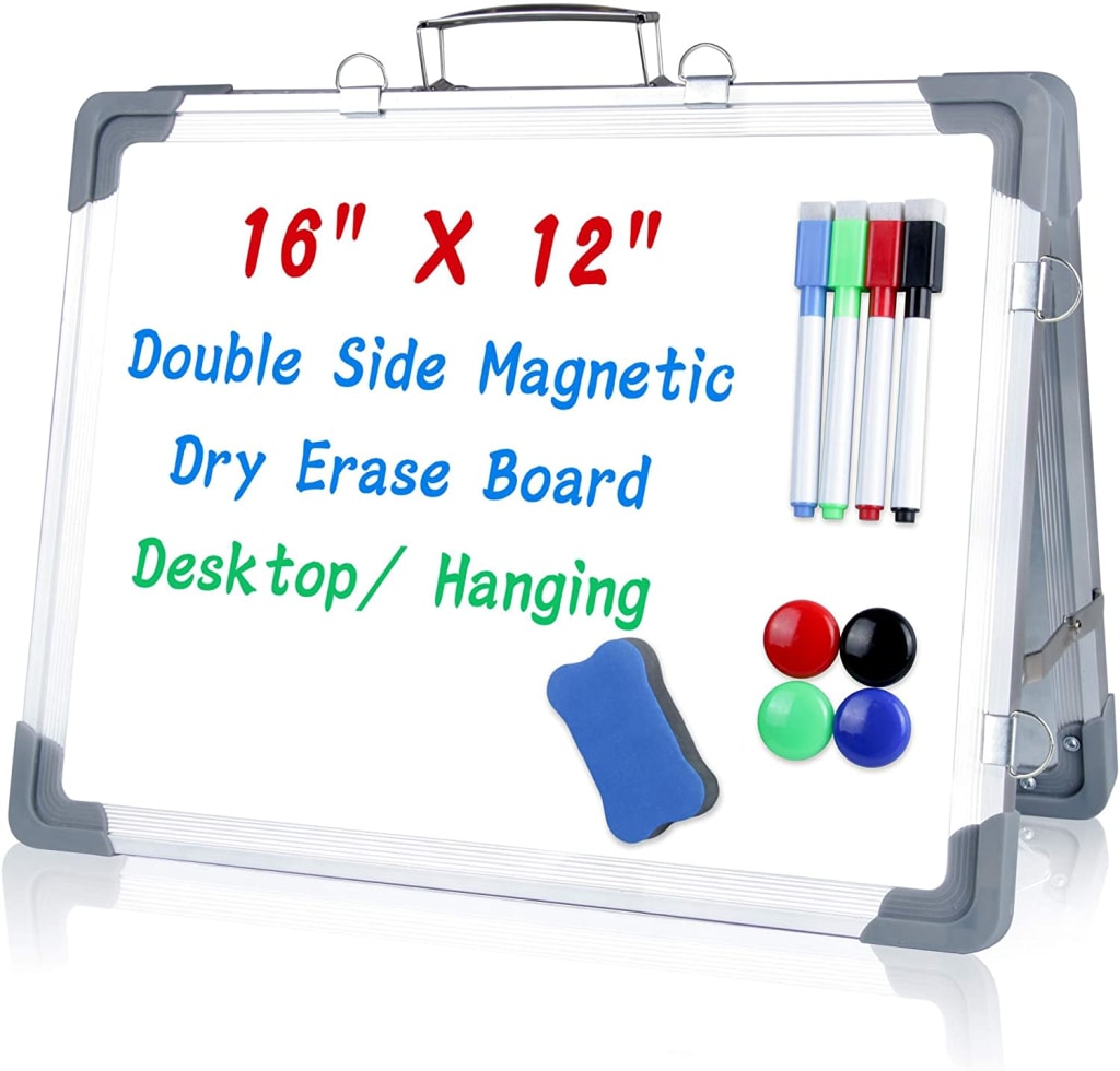 Uquelic 16" x 12" Magnetic Dry Erase Board for $14 - U20200615-BD