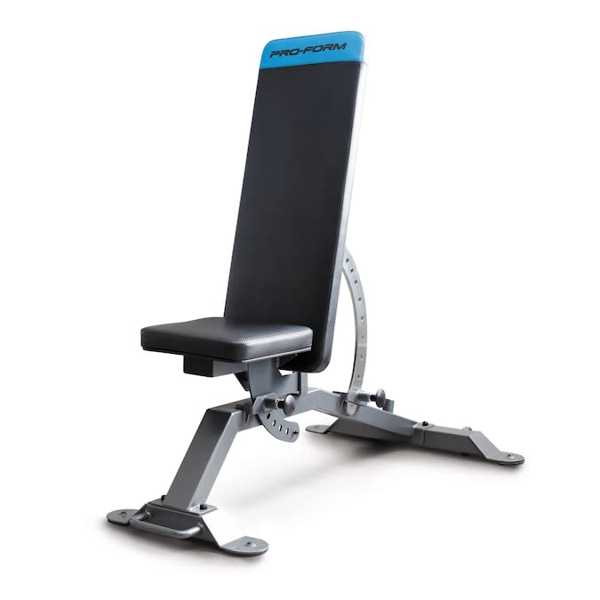 ProForm Carbon Strength Adjustable Bench for $180 - PFBE19720