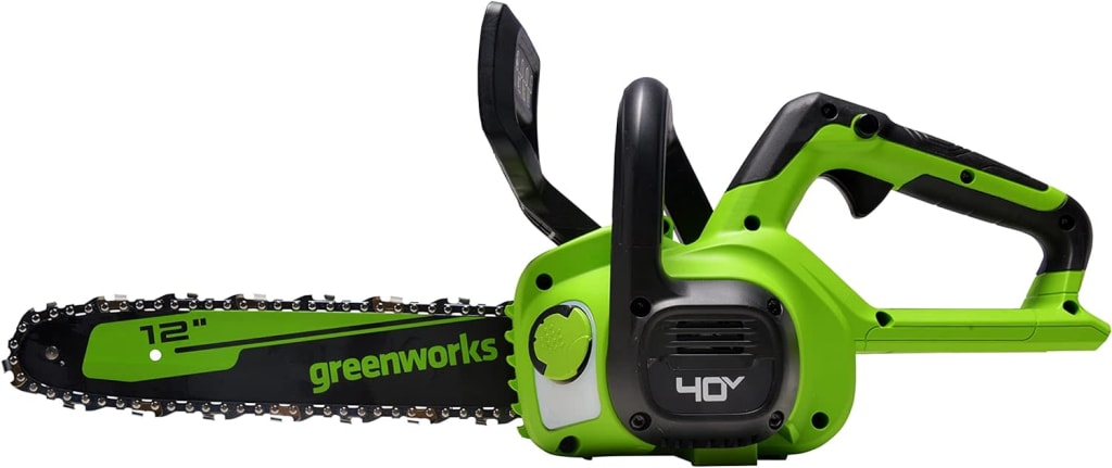 GreenWorks 40V 12" Cordless Chainsaw (Tool Only) for $40 - CS40B00
