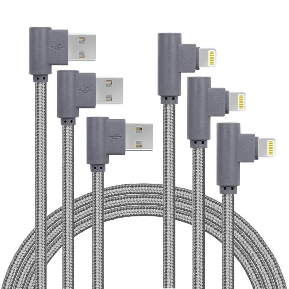 Apfen 10-Foot MFi Certified Lightning Cable 3-Pack for $13 - APF-CB007