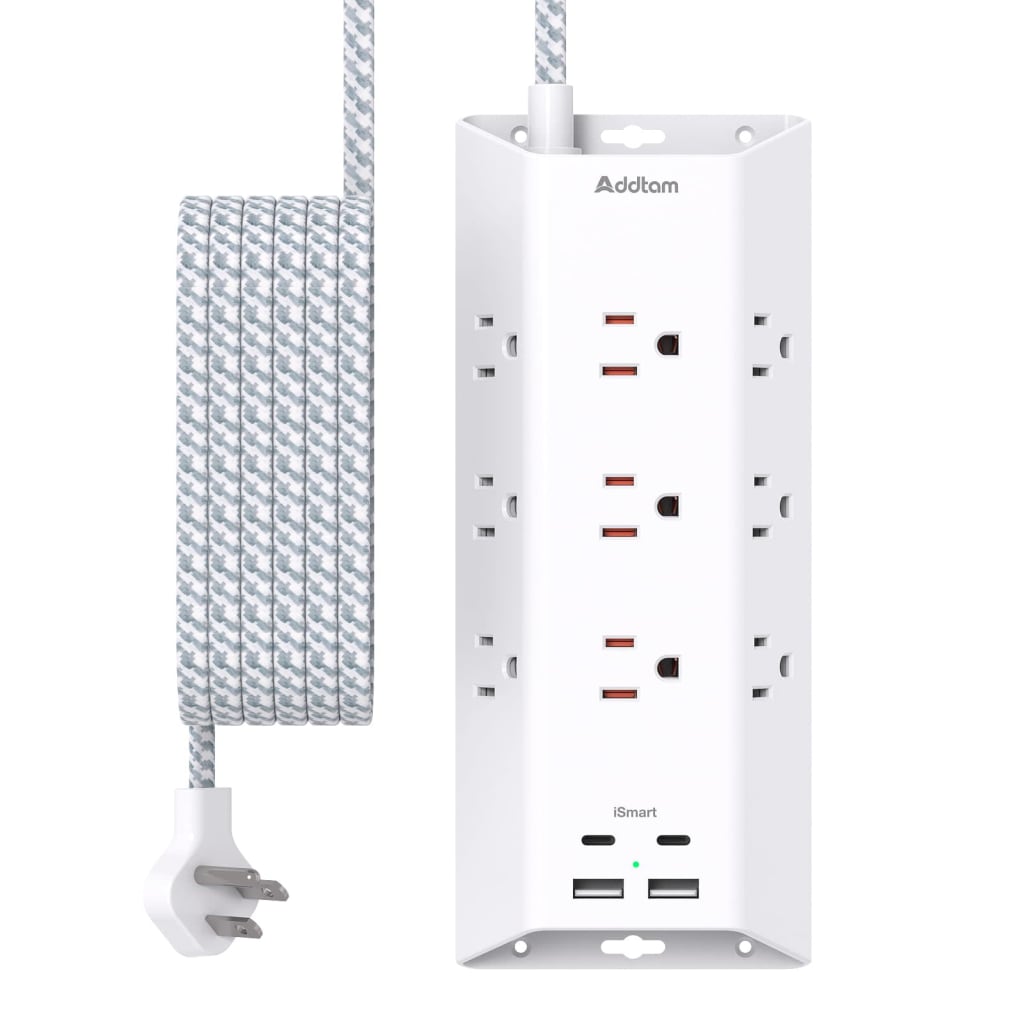Addtam 13-in-1 Power Strip w/ 5-Ft. Power Cord for $13 - AD319