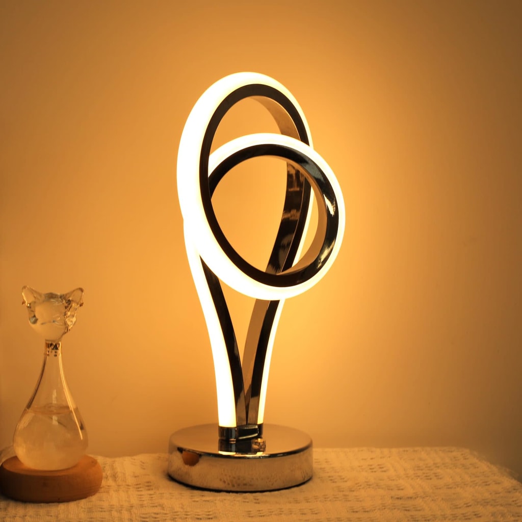 Energetic Modern Spiral LED Table Lamp for $24 - TL-12W-RGB